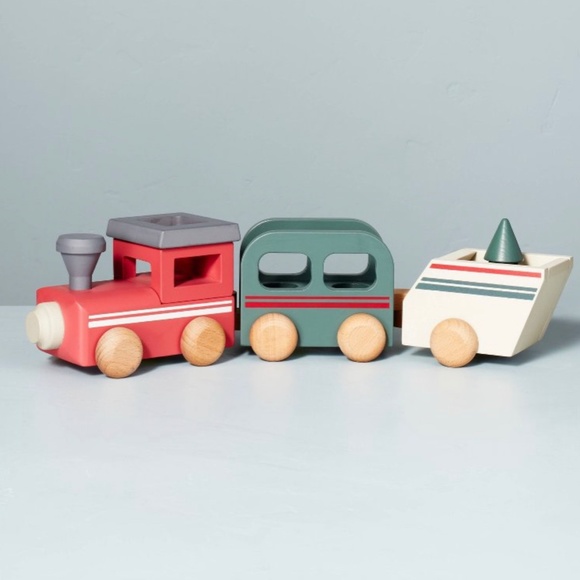 Hearth & Hand | Toys | Hearth And Hand Train Set Wooden Toy Train ...